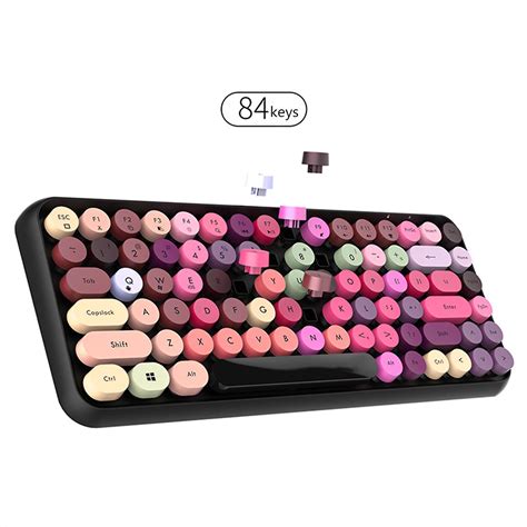 Keyboard Round Button Keypad Keyboard Portable Pc Computer Keypad With