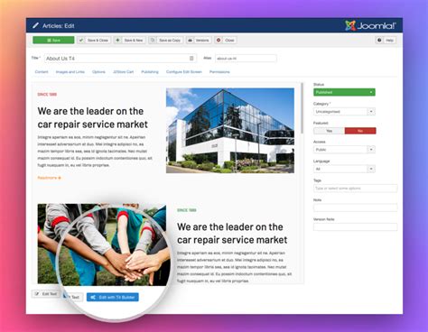Workflow Of T4 Joomla Page Builder The Powerful Builder Tool For