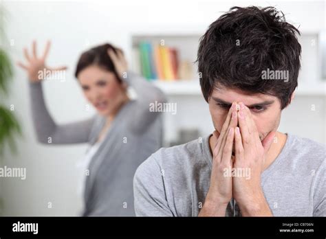 Couple Having An Argument Stock Photo Alamy