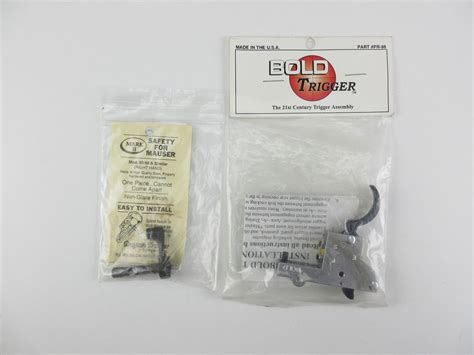 98 Mauser Trigger And Safety Lot