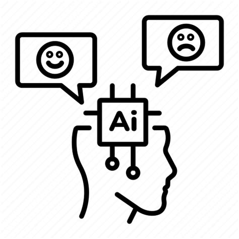 Emotion Detection Ai Emotions Sentiment Analysis Expression Recognition Mood Detection Icon