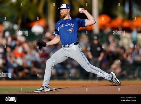 Sarasota Fl March 18 Toronto Blue Jays Pitcher Eric Lauer 58