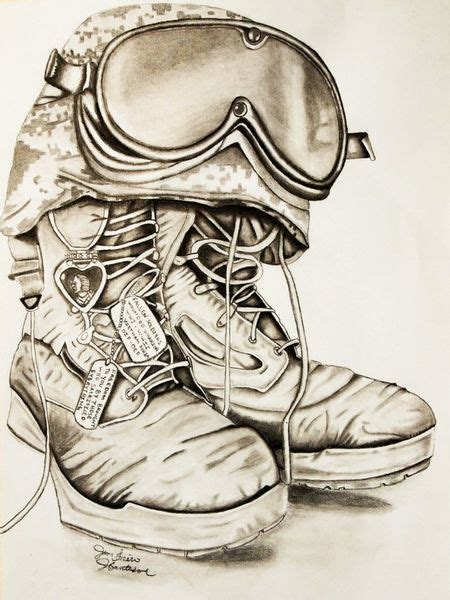 Legio Patria Nostra Sketches Of A Pair Of Boots Black And White