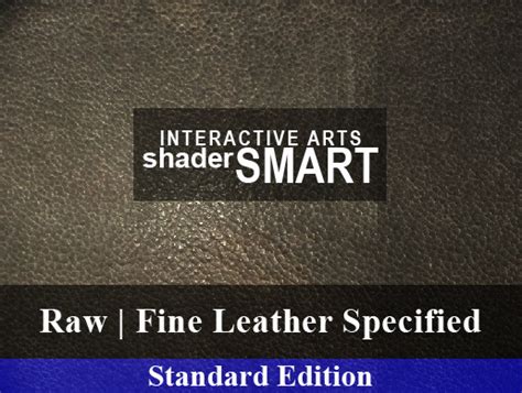 Leather Specified Shader Smart Standard Edition 시각 효과 셰이더 Unity Asset Store