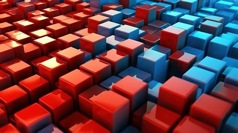 Abstract Cube Cubist Abstraction A 3d Rendered Background Of Cubes