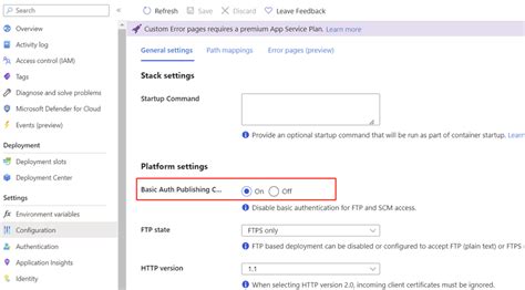best practise for private endpoint enabled docker container app service