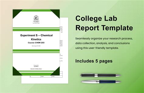 Lab Report Template In Excel Google Sheets Download Template Net