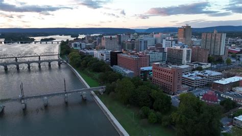 Premium Stock Video Harrisburg Skyline