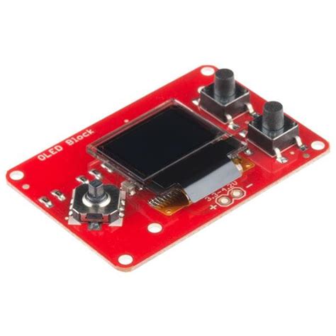 Block For Intel Edison Oled Dev