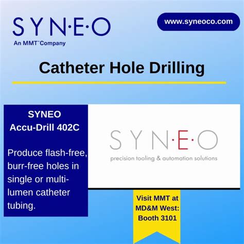 Syneo On Linkedin Syneo Mmt Catheters Medicaltechnology Precisionmachining…