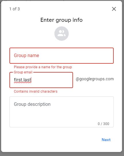 Periods Are Invalid Characters For Group Names Web Applications