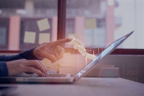 Chatbot Chat With AI Artificial Intelligence Man Using Technology Smart Robot AI Stock Photo