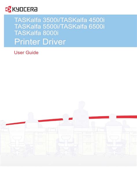 Taskalfa 3500i 4500i 5500i 6500i 8000i Printer Driver User