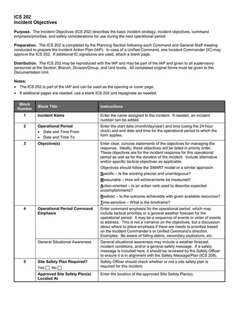 Fillable Ics Form 202 Printable Forms Free Online