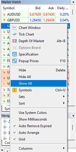How Do I Add Specific Trading Symbols To My Watchlist On Different Devices Using Mt5 Platforms