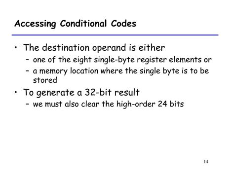 Ppt Conditional Codes Powerpoint Presentation Free Download Id3991261