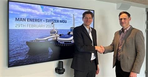 svitzer and man collaborate on methanol tug engine testing