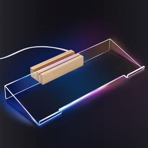 Fantasy Up Bg 8j Computer Keyboard Stand Acrylic Keyboard Riser For Desk Keyboard Holder With