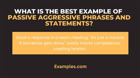 19 Passive Aggressive Phrases And Statements Examples
