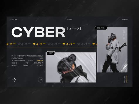 Cyberpunk Website Template Designs Themes Templates And Downloadable Graphic Elements On