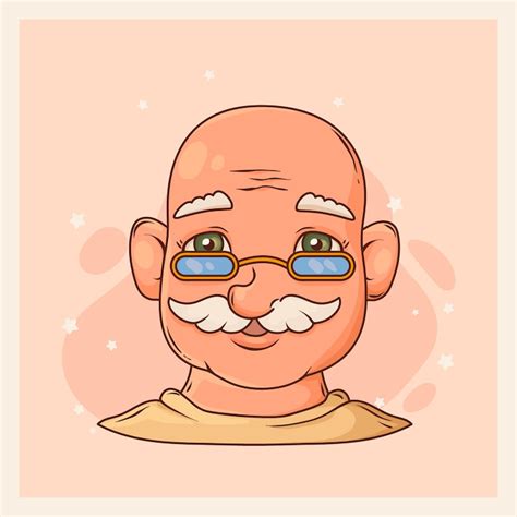 Bald Old Glasses