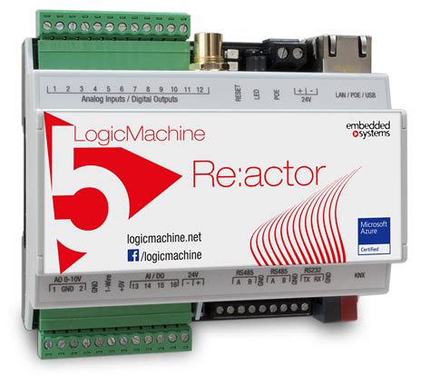 Logicmachine5 Reactor Io V2 Logic Machine Platform For Knxeib