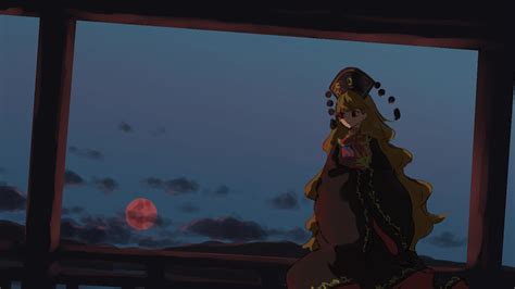 Safebooru 1girl Black Dress Blonde Hair Clouds Cloudy Sky Commentary