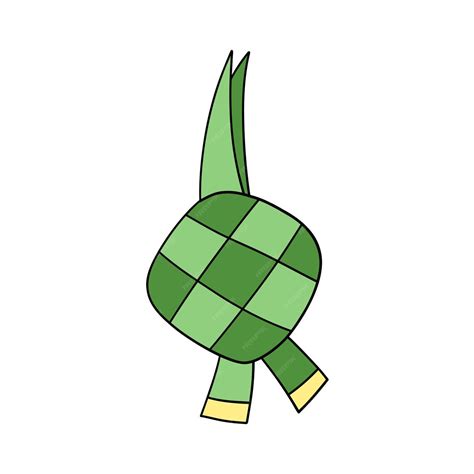 Premium Vector Ketupat Eid Vector Traditional Muslim Eid Food