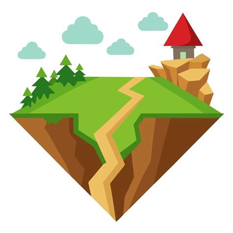 Landslide Risk Vector Design Ideal For Safety And Awareness Projects