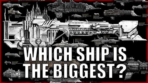 Every Class Of Imperial Warship Explained By An Australian Warhammer