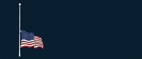Half Staff Notification Finelineflag