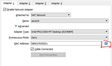 virtualbox why are my two virtual machines getting the same ip