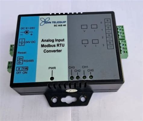 IO To Modbus SC AIS Channel Analog Input To RS Modbus Gateway Manufacturer From Pune