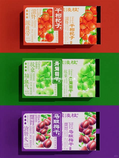 水果包装设计果脯水果干包装设计 花瓣网
