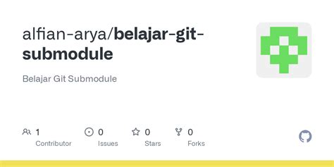 Github Alfian Aryabelajar Git Submodule Belajar Git Submodule