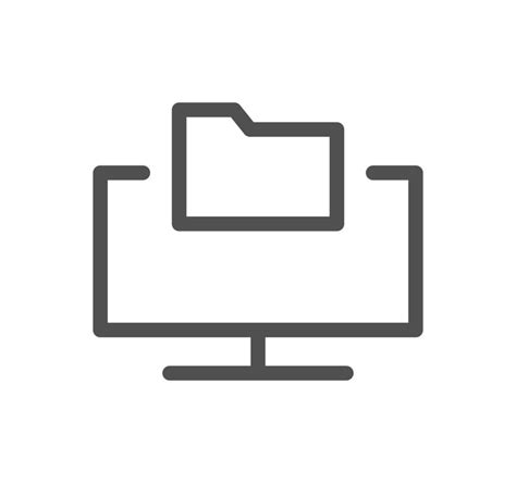 Monitor Icon Outline And Linear Vector 13021177 Vector Art At Vecteezy