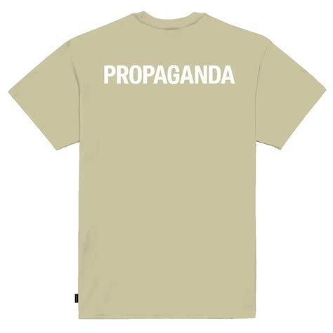 Propaganda Logo Classic Gravel T Shirt T Shirt Propaganda Men