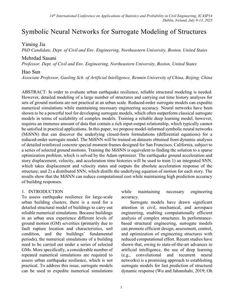 Pdf Symbolic Neural Networks For Surrogate Modeling Of Structures