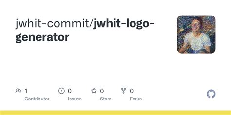 Github Jwhit Commit Jwhit Logo Generator