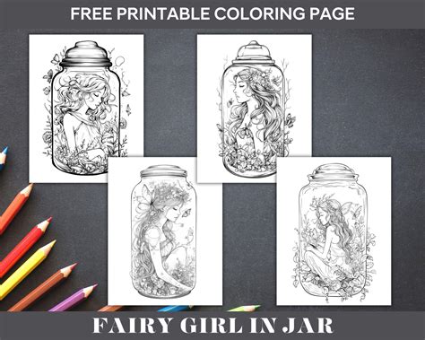 Printable Coloring Pages For Adults Fairies Figurines 2025
