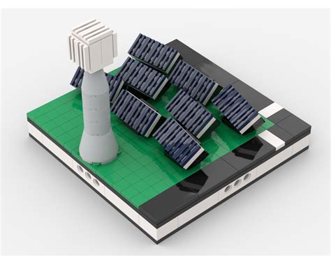 Lego Moc Solar Farm For A Modular City By Gabizon Rebrickable Build With Lego