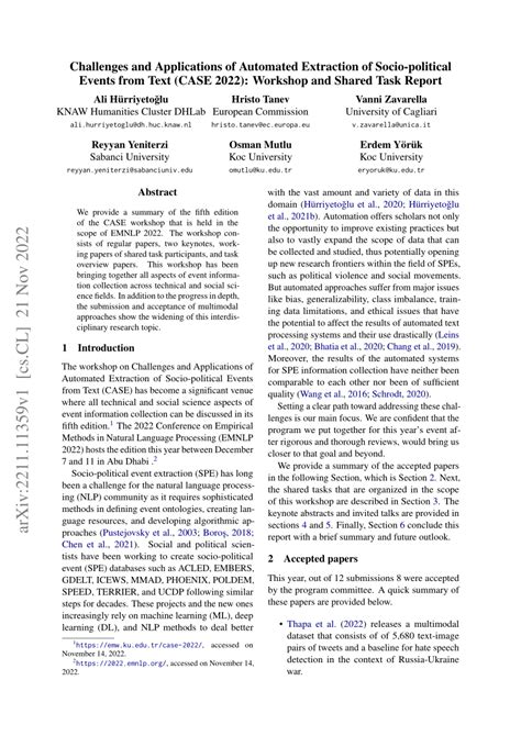 Pdf Challenges And Applications Of Automated Extraction Of Socio