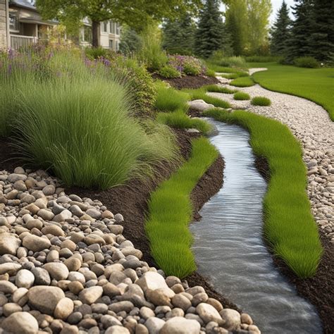 Calgary Drainage Swale Installation