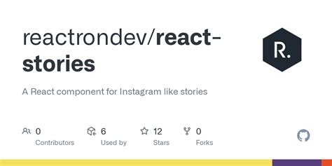 Github Reactrondevreact Stories A React Component For Instagram Like Stories