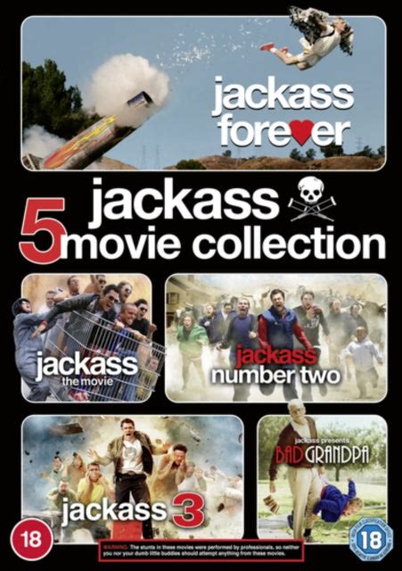 Jackass 5 Movie Collection Dvd Box Set Hit