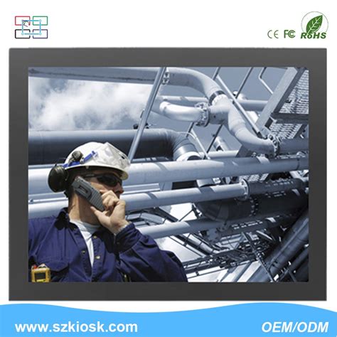 Waterproof Ip65 Front Industrial 17 J1900 Fanless Touch Pc Shenzhen Kiosk Electronic