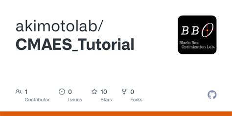 cmaes tutorial cmaes practical guide ipynb at main · akimotolab cmaes