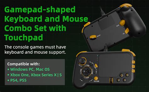 Ifyoo Gtp01 Wired Usb Gaming Touchpad With Keyboard And Mouse Funcitons Trackpad