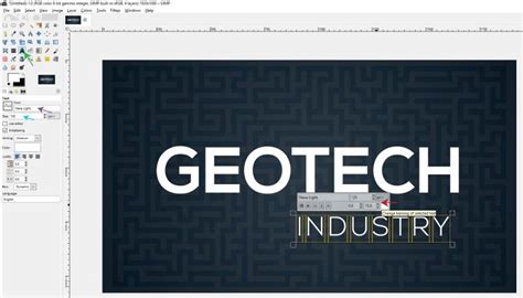 How To Create A Logo In GIMP Text Version Davies Media Design