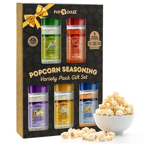 Popcorn Seasonings Variety Pack T Set Tbar